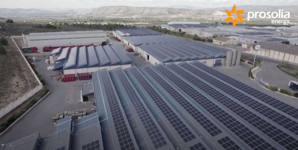 Prosolia Energy concluye un nuevo proyecto fotovoltaico de 957,42 kWp ...